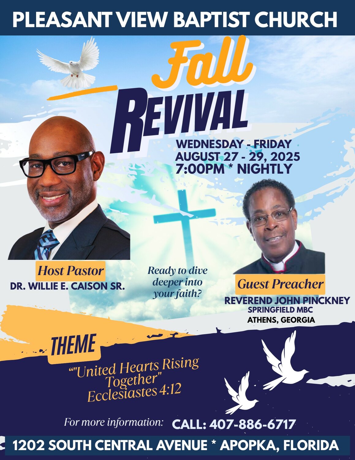 Pleasant View Baptist Church Invites to a Spirit-Filled Revival ...