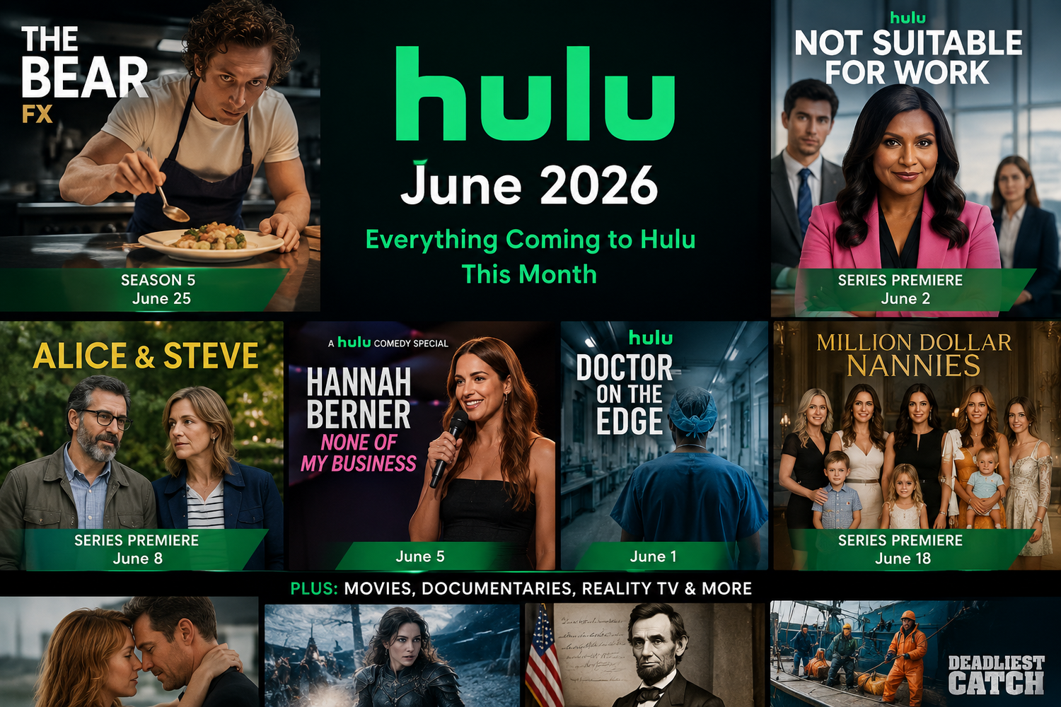 Hulu loads June with ‘The Bear,’ new comedies, documentaries, and ...