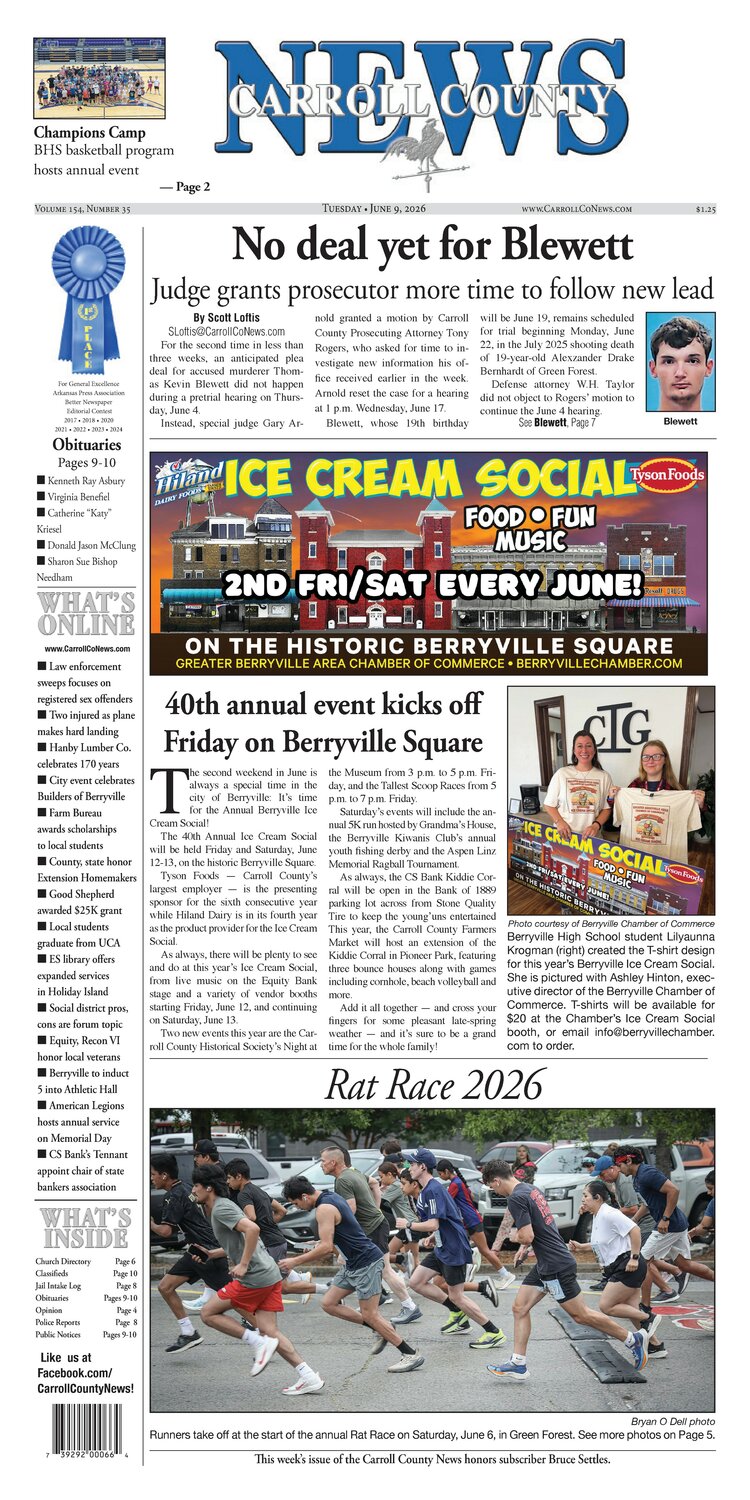 Tuesday, June 9, 2026 - Carroll County News