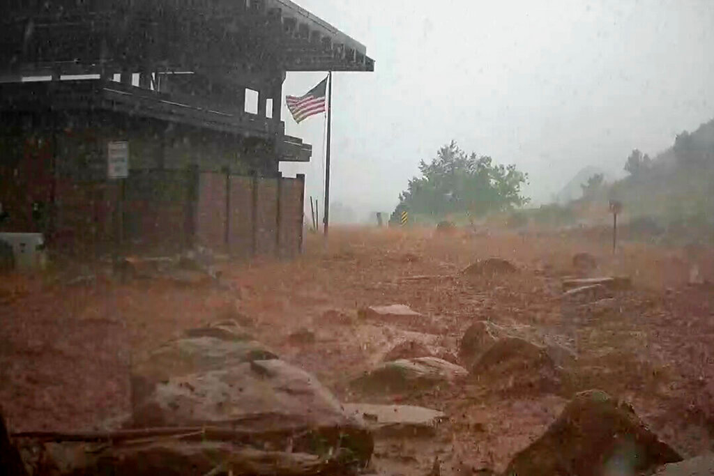 Hiker missing in Utah flooding as monsoon hits US Southwest - The ...