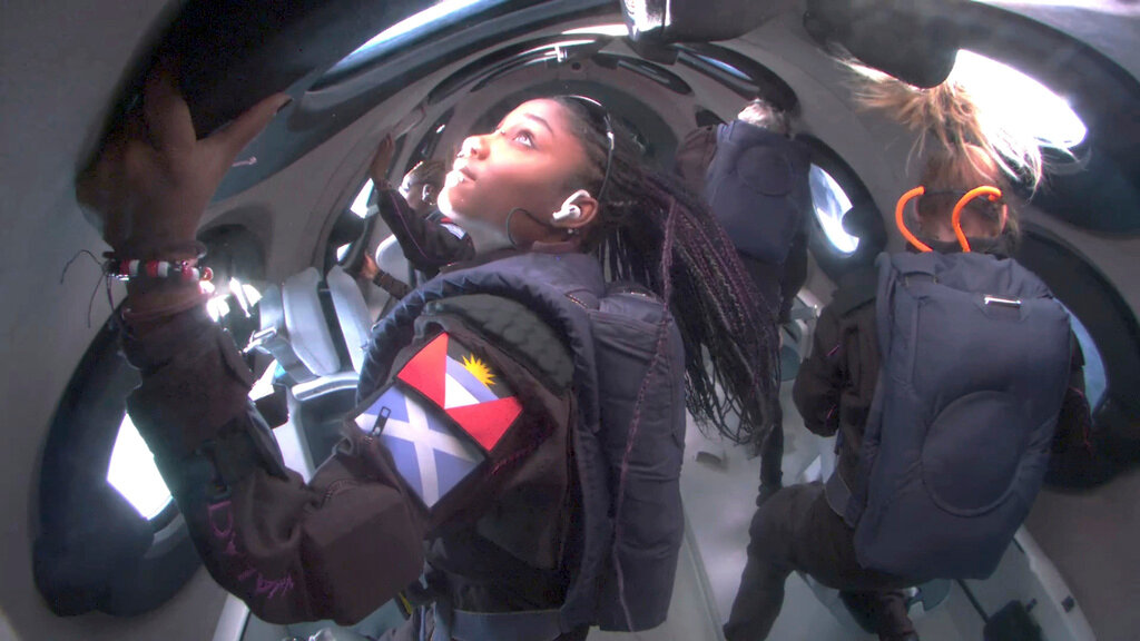 Virgin Galactic flies its first tourists to the edge of space - The ...