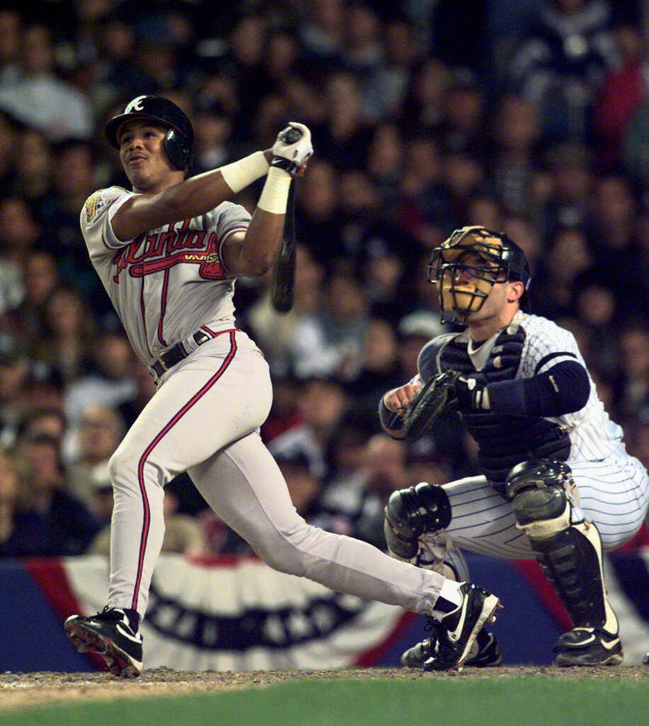 Jones will have Braves cap on Hall of Fame plaque, Beltrán gets Mets ...