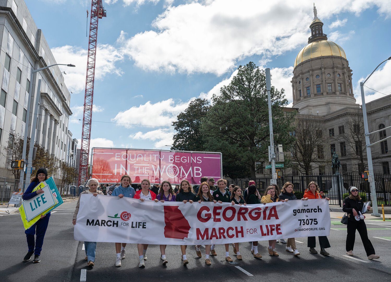 2026 Georgia March for Life draws hundreds to Capitol despite cold and ...