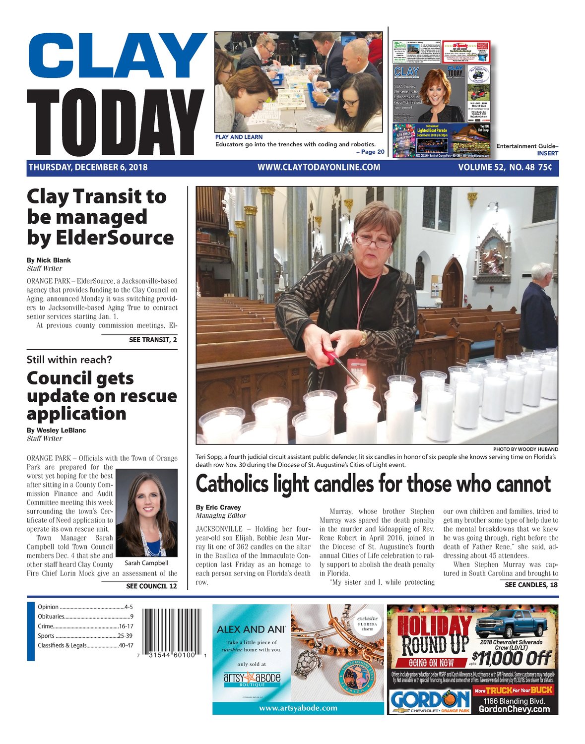 Clay Today 12/6/18 | Clay Today