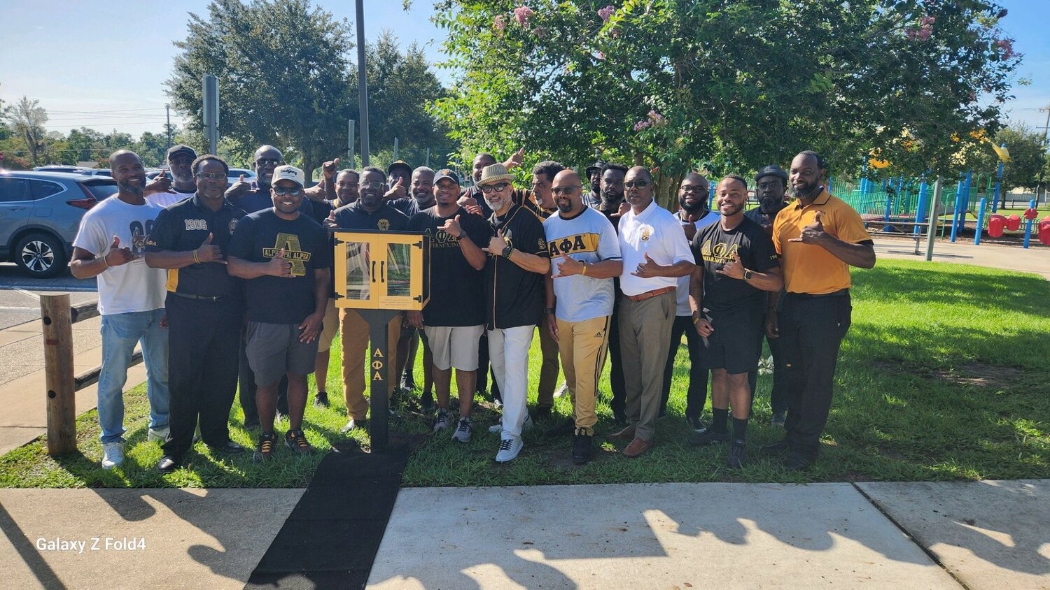 Sigma Pi Lambda makes big impression with its Little Library | Clay Today