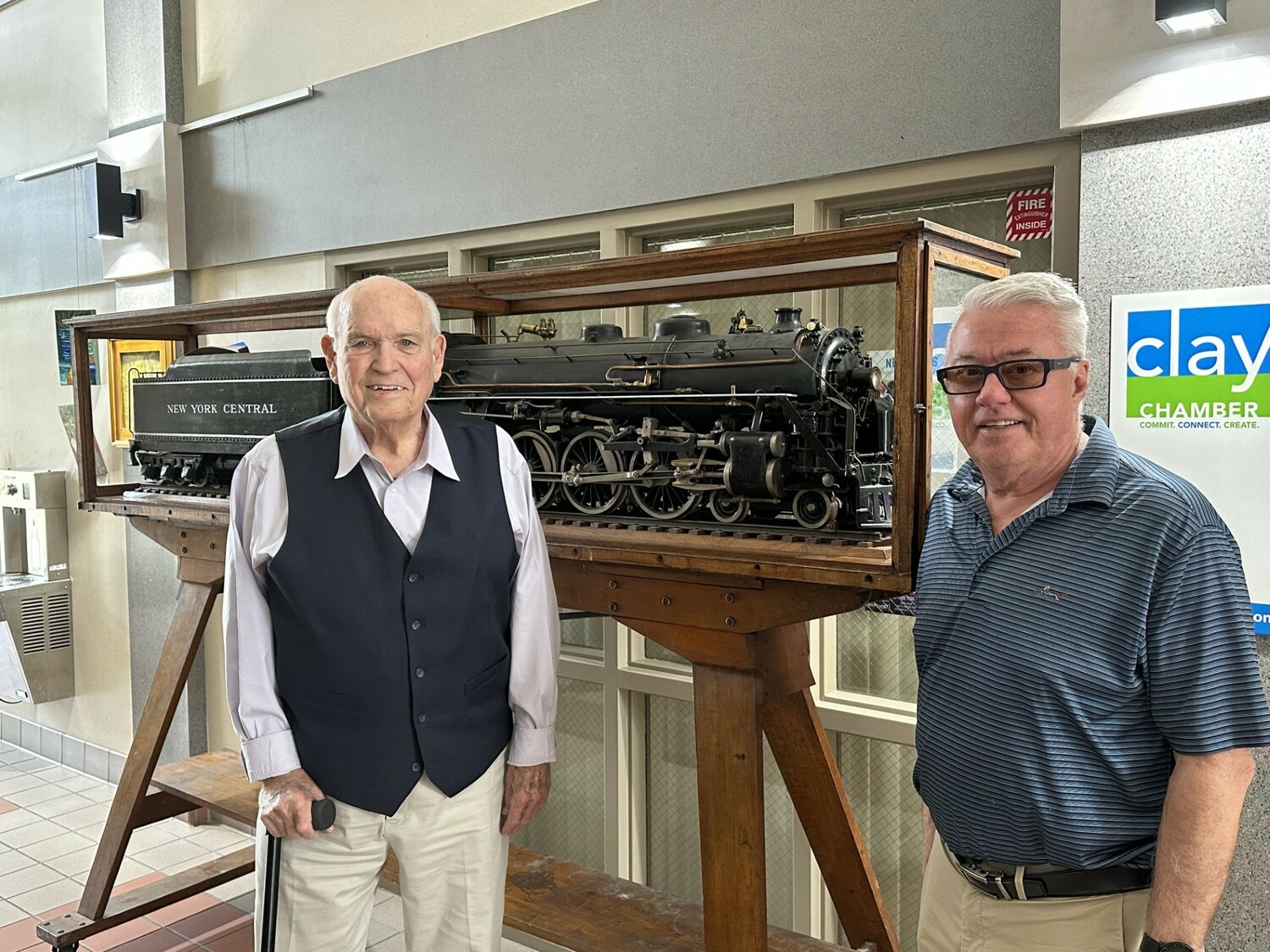 OP Furniture’s locomotive finds new home | Clay Today