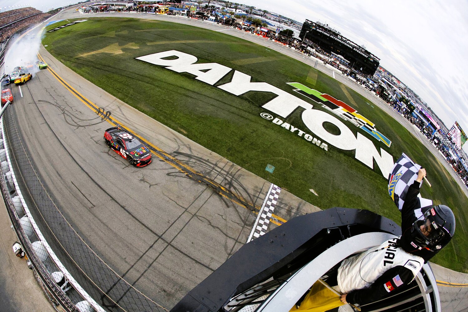 Tyer Reddick storms to Daytona 500 victory in wild final lap finish ...