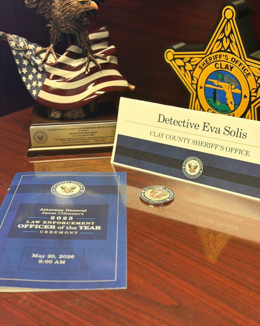 CCSO Det. Eva Solis honored as 2025 Law Enforcement Officer of the Year ...
