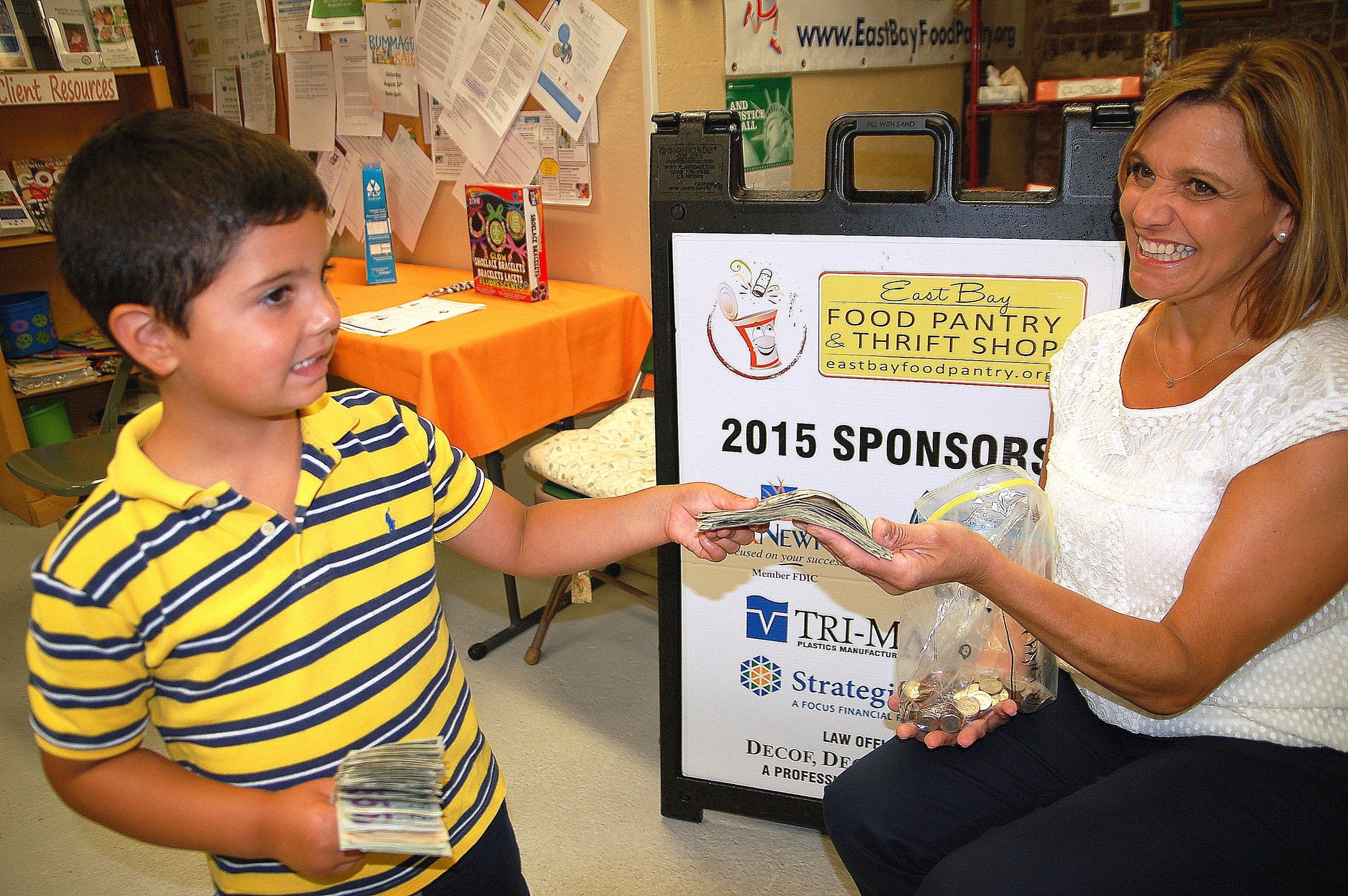 Young boy works to help less fortunate kids | EastBayRI.com - News ...