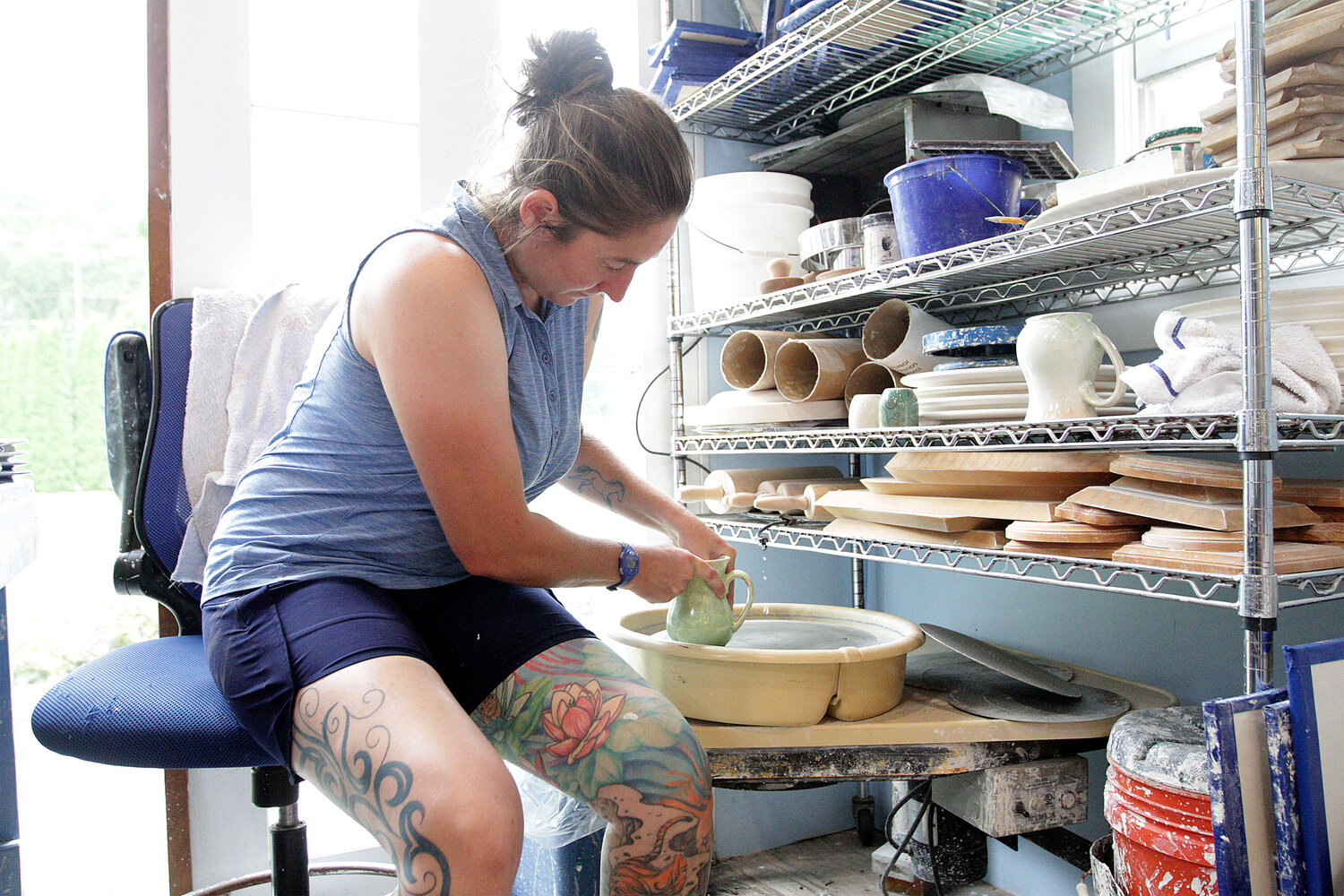 When pigs fly, inspiration soars in the pottery studio | EastBayRI.com ...