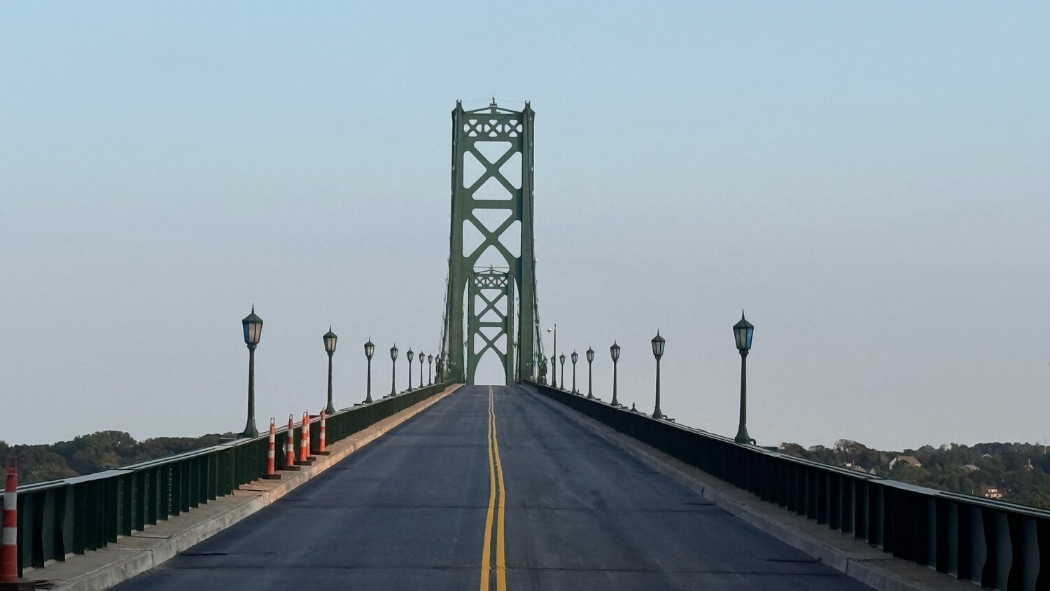 Surprise ... the Mt. Hope Bridge has reopened ahead of schedule ...