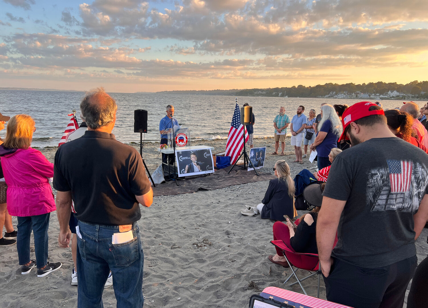 Over 100 attend vigil amid debate over Kirk’s legacy | EastBayRI.com ...