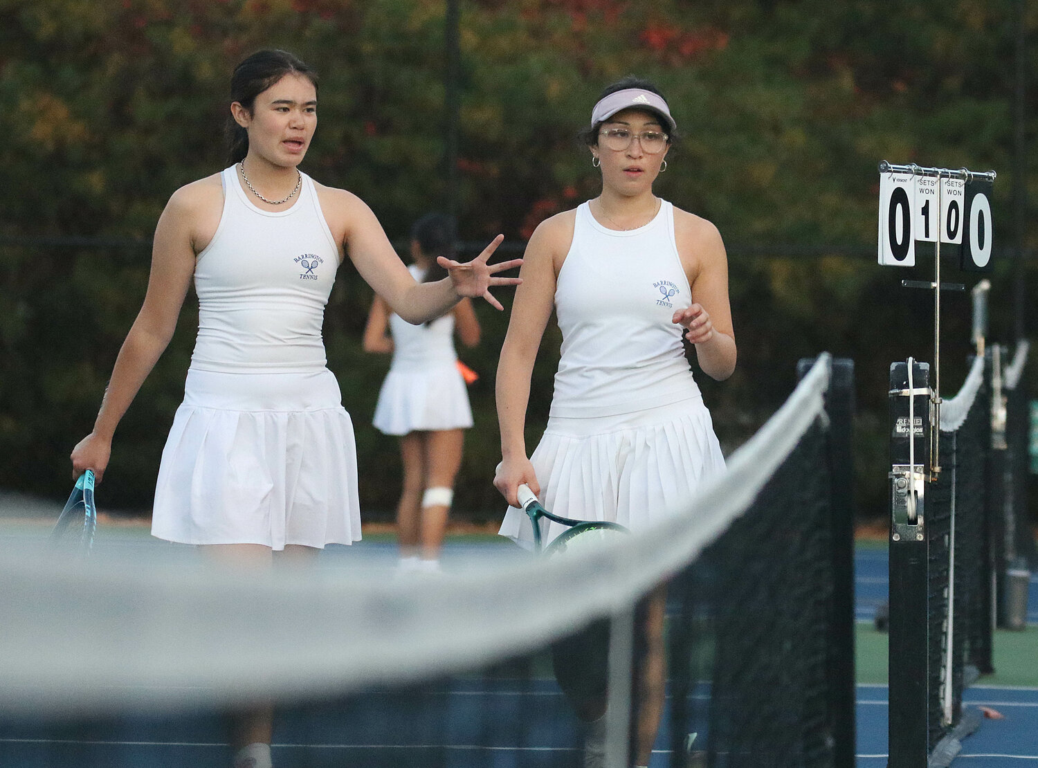 Barrington tennis team defeats Chariho, advances to state semifinals ...