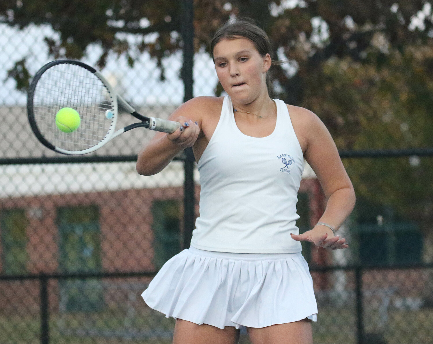 Barrington tennis team defeats Chariho, advances to state semifinals ...