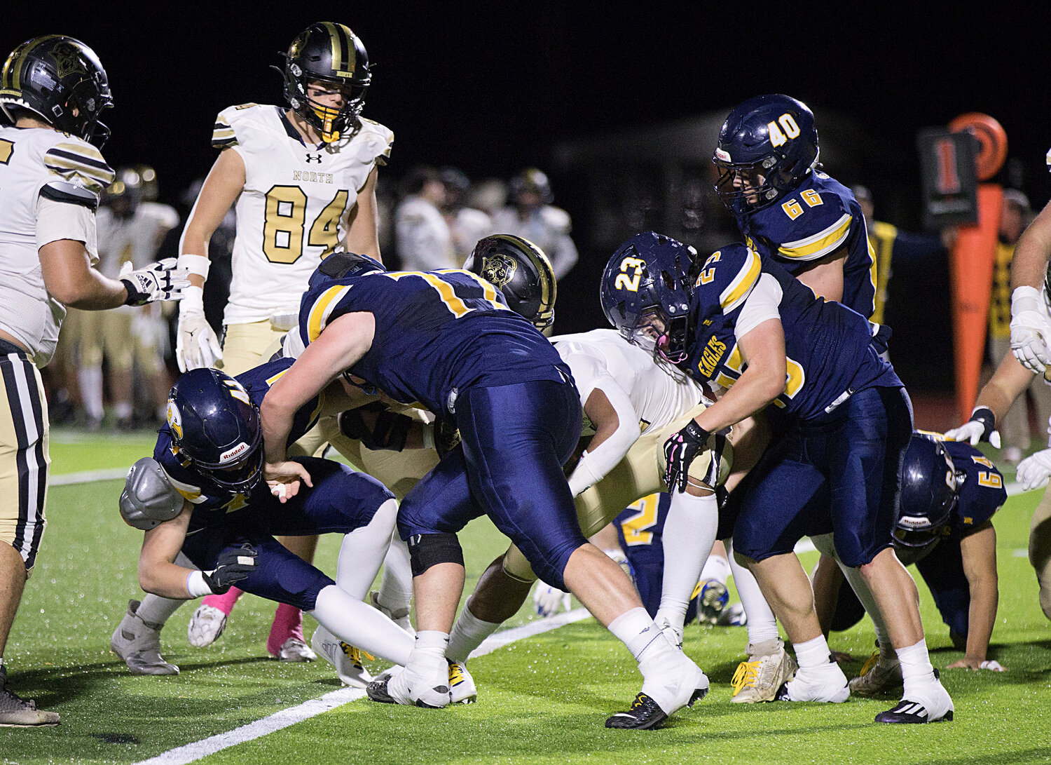 Early lead evaporates as Eagles lose to Skippers on homecoming ...