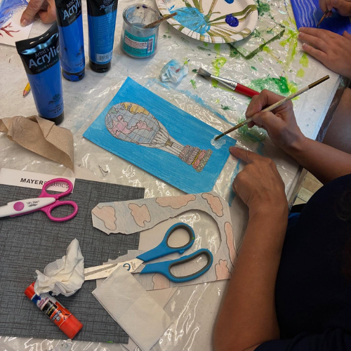 Barrington residents play key role in creating new library mural ...
