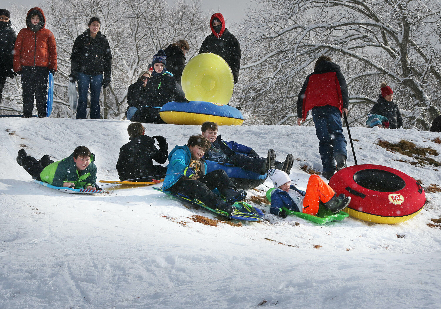Sledding takes center stage in Barrington | EastBayRI.com - News ...