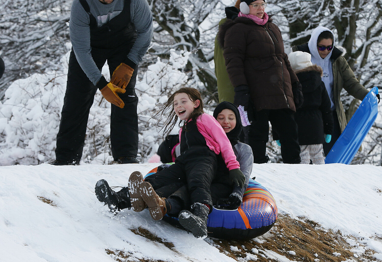 Photos: Snowed in, school's off, sled's out in East Providence ...
