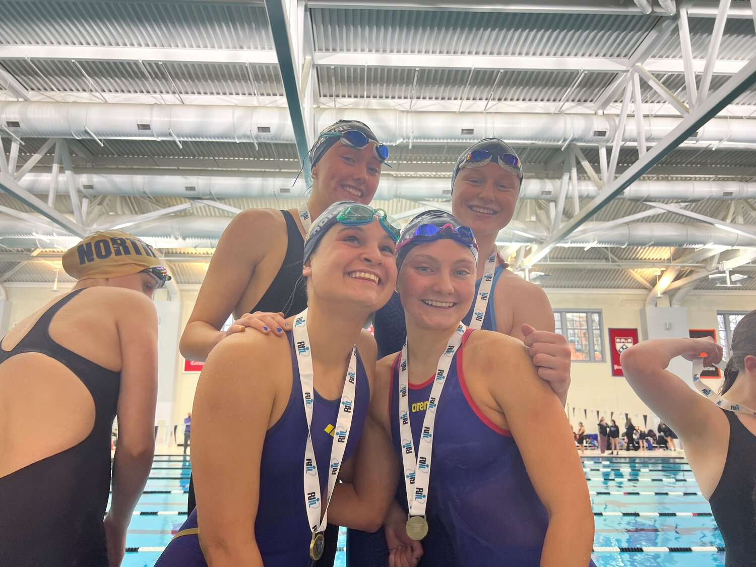Twice as nice: Barrington boys and girls win state swim championships ...