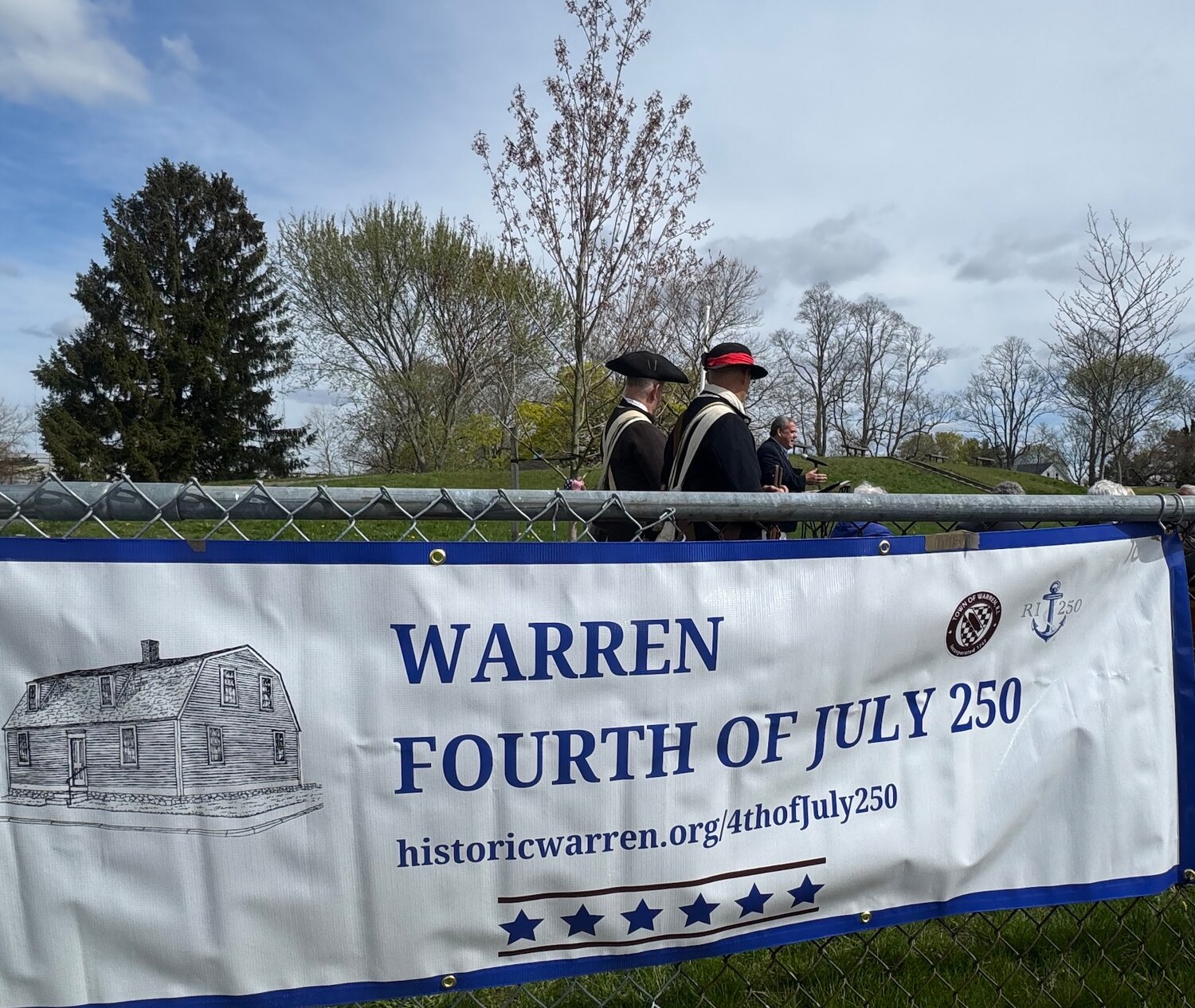 Warren's 'official' Fourth 250 tree is planted at Burr's Hill Park ...