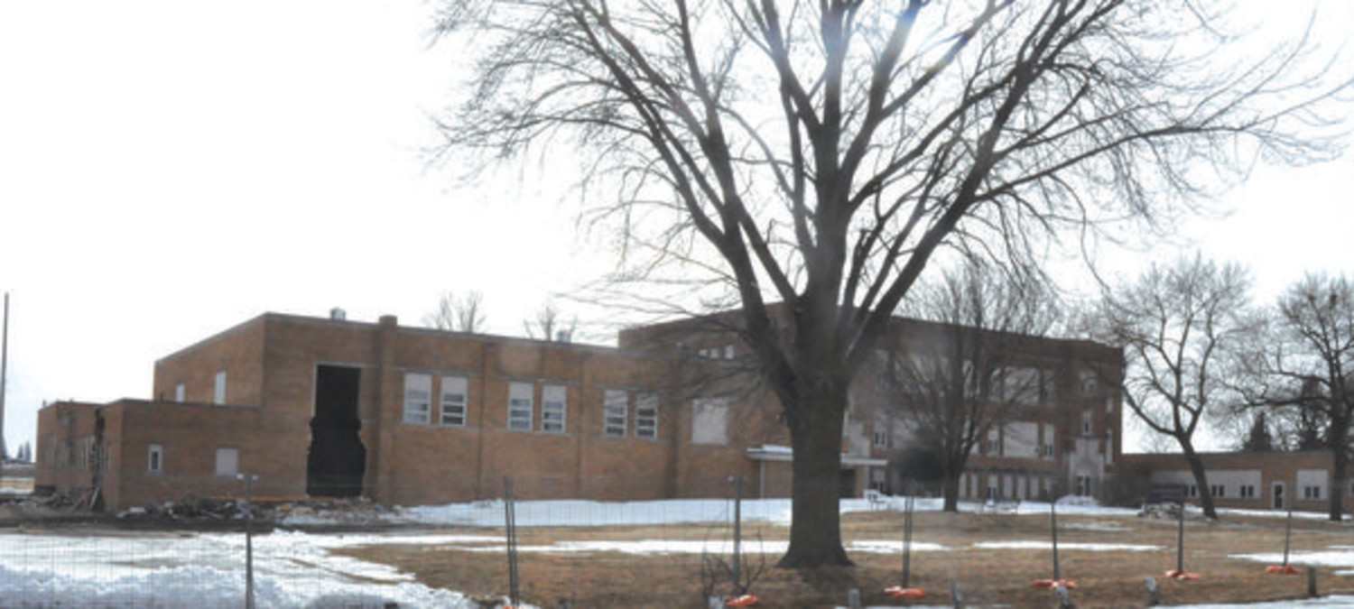 The End of An Era The Demolition of the Mallard School - Emmetsburg ...