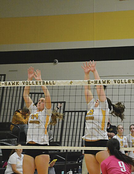 E-Hawk Volleyball downs Storm Lake-Seniors Sent off with a Victory ...