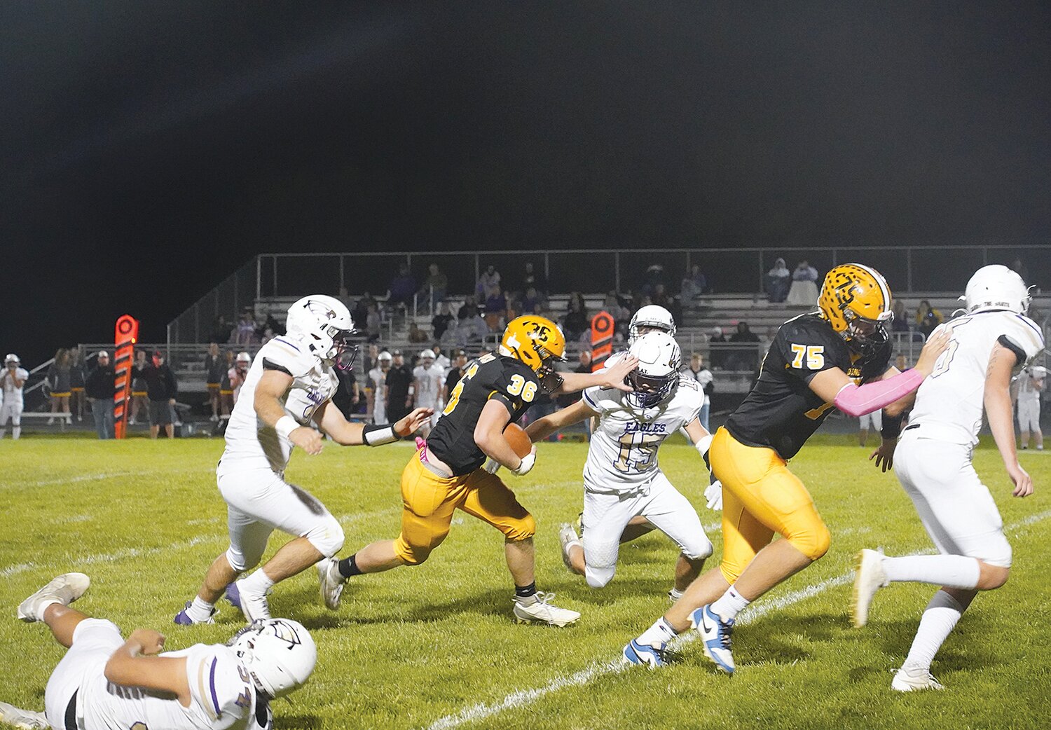 E-Hawks Pummell Eagles 64-0, Set up District Title Game v Manson ...