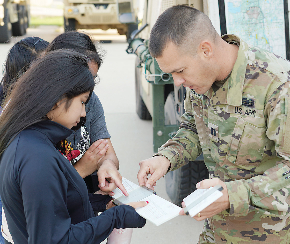 Local Guard shows how STEM is used in military - Estherville News