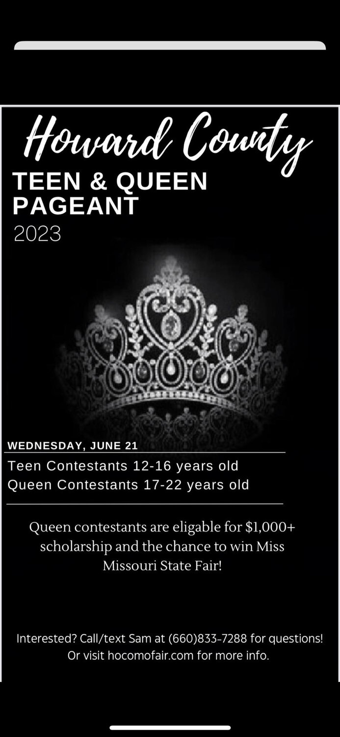 Contestants sought for Howard County Queen, Teen pageants | The Fayette ...