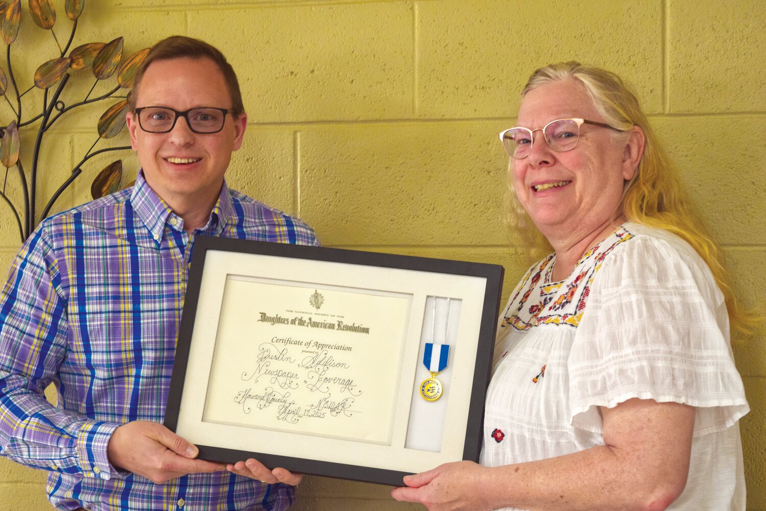 Howard County DAR thanks newspaper | The Fayette Advertiser