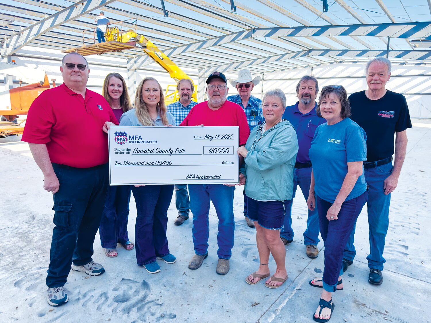 MFA grant contributes to new fairgrounds building | The Fayette Advertiser