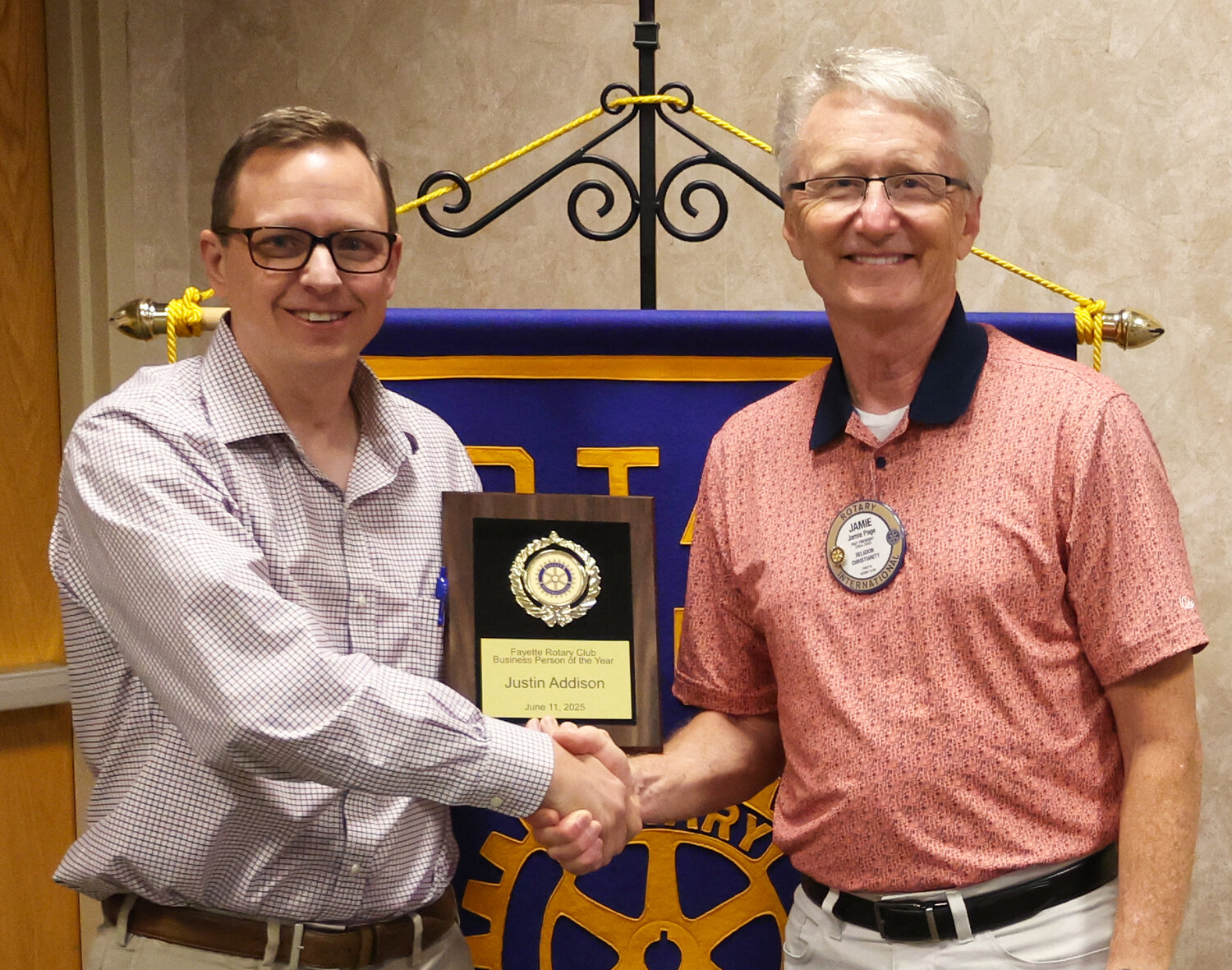 Advertiser publisher named Rotary Business Person of the Year | The ...
