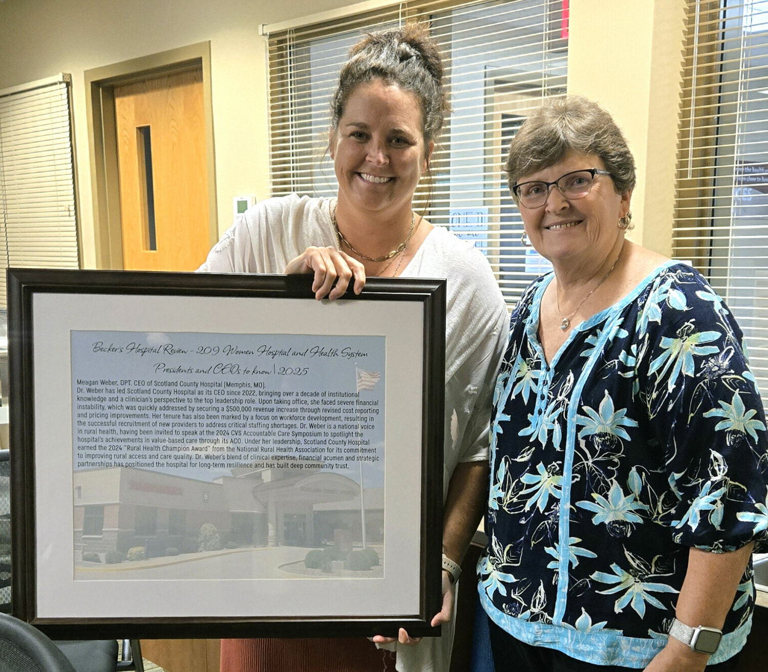 Scotland County Hospital CEO recognized in Becker’s Hospital Review ...