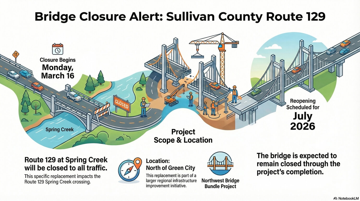 Sullivan County Route 129 Spring Creek Bridge to be replaced ...