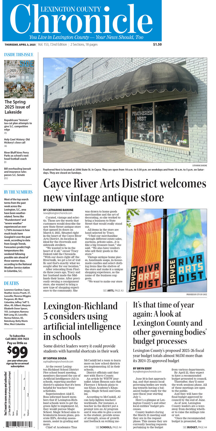 April 3, 2025 | Lexington County Chronicle