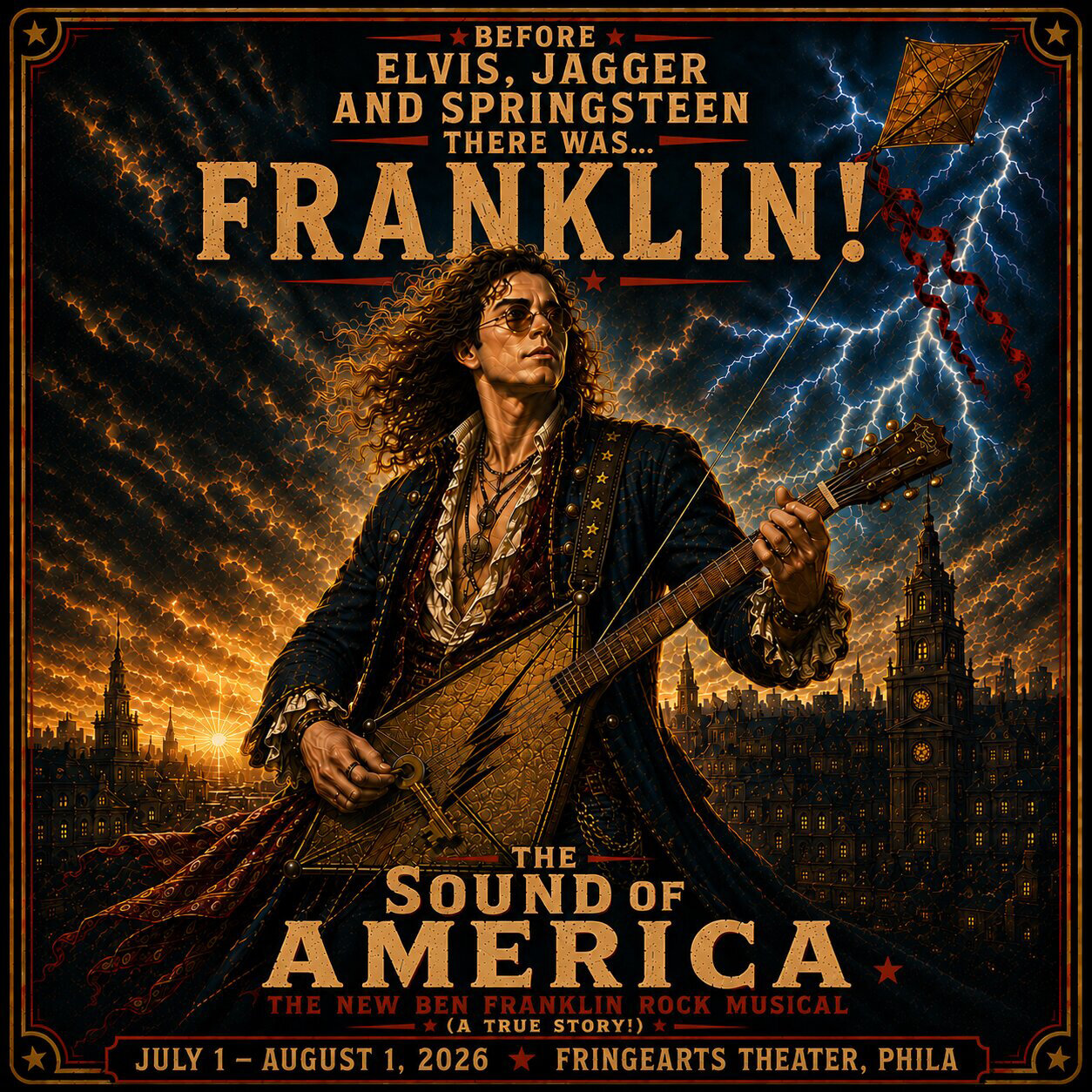 Benjamin Franklin gets the rock-and-roll treatment in new Philly ...