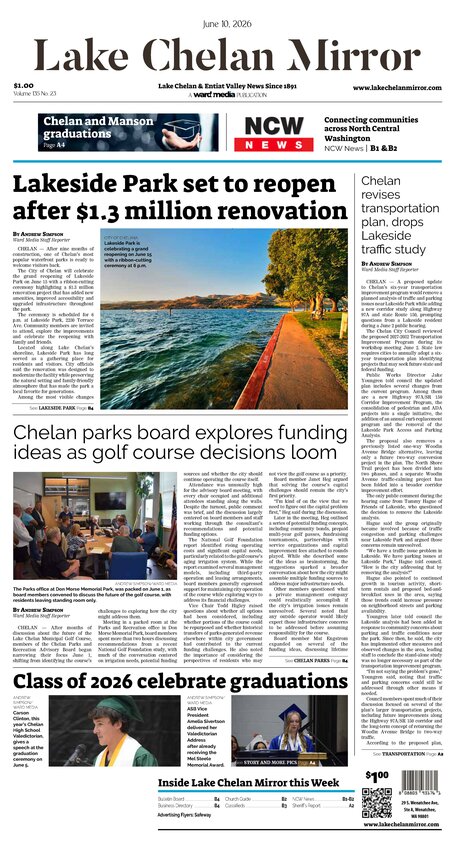 Calendar - Lake Chelan Mirror