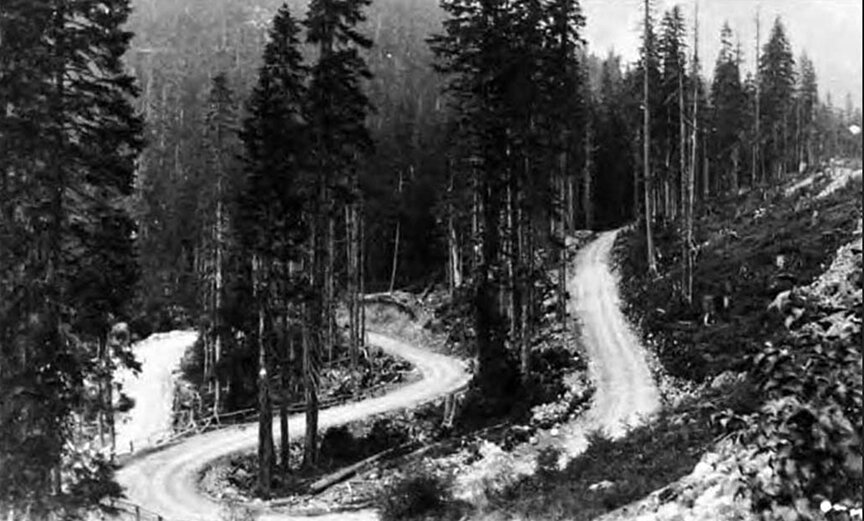 Expansion of Early Roads in the US West - Lake Chelan Mirror