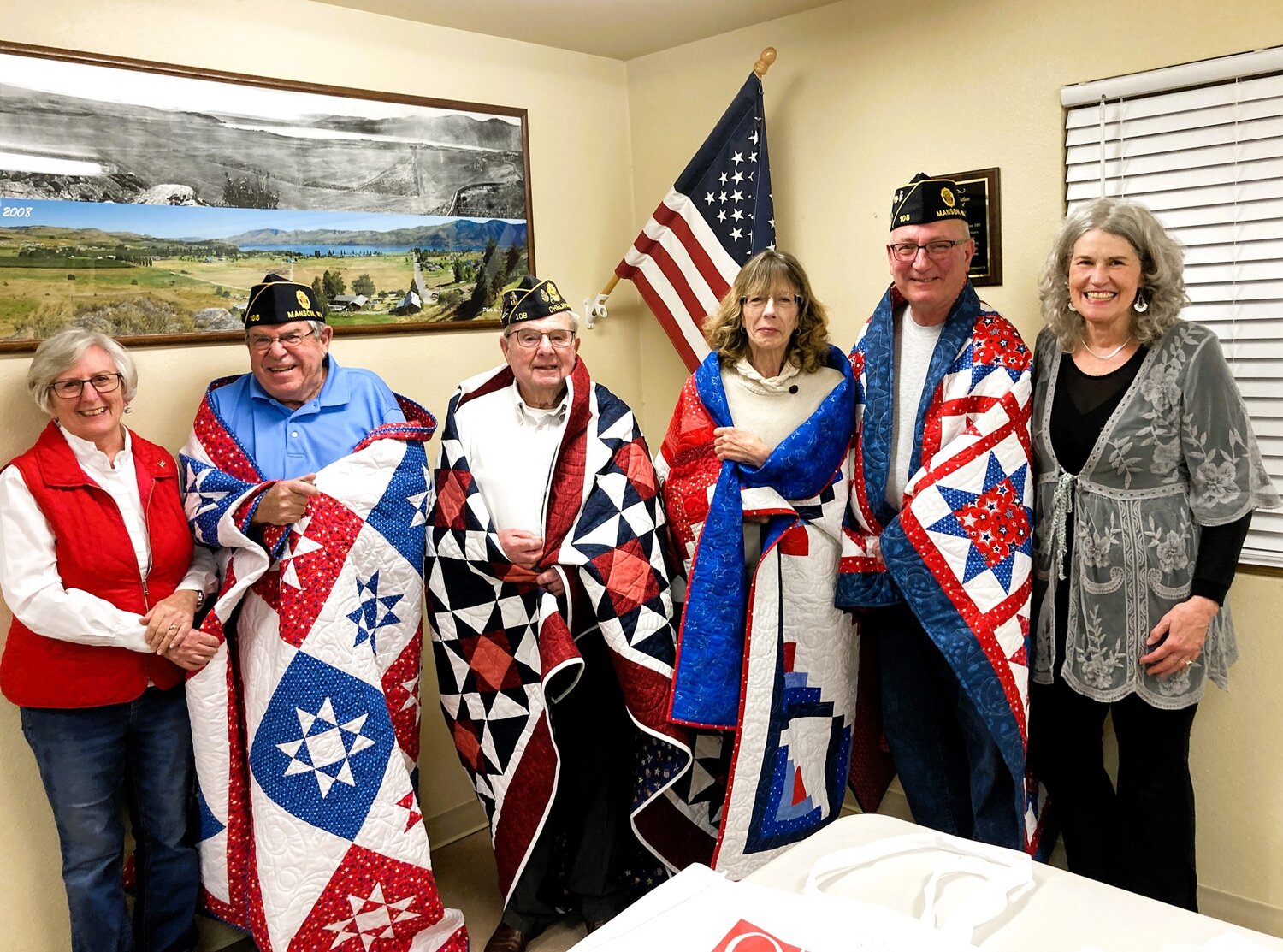 Manson American Legion members honored with Quilts of Valor - Lake ...