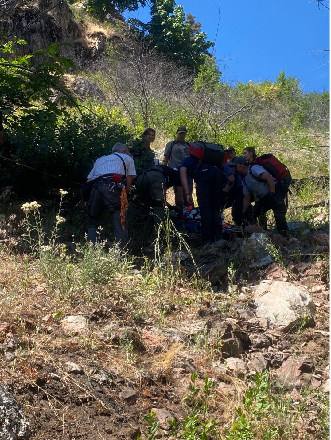 Rescue teams evacuate injured hiker from remote Lake Chelan trail ...