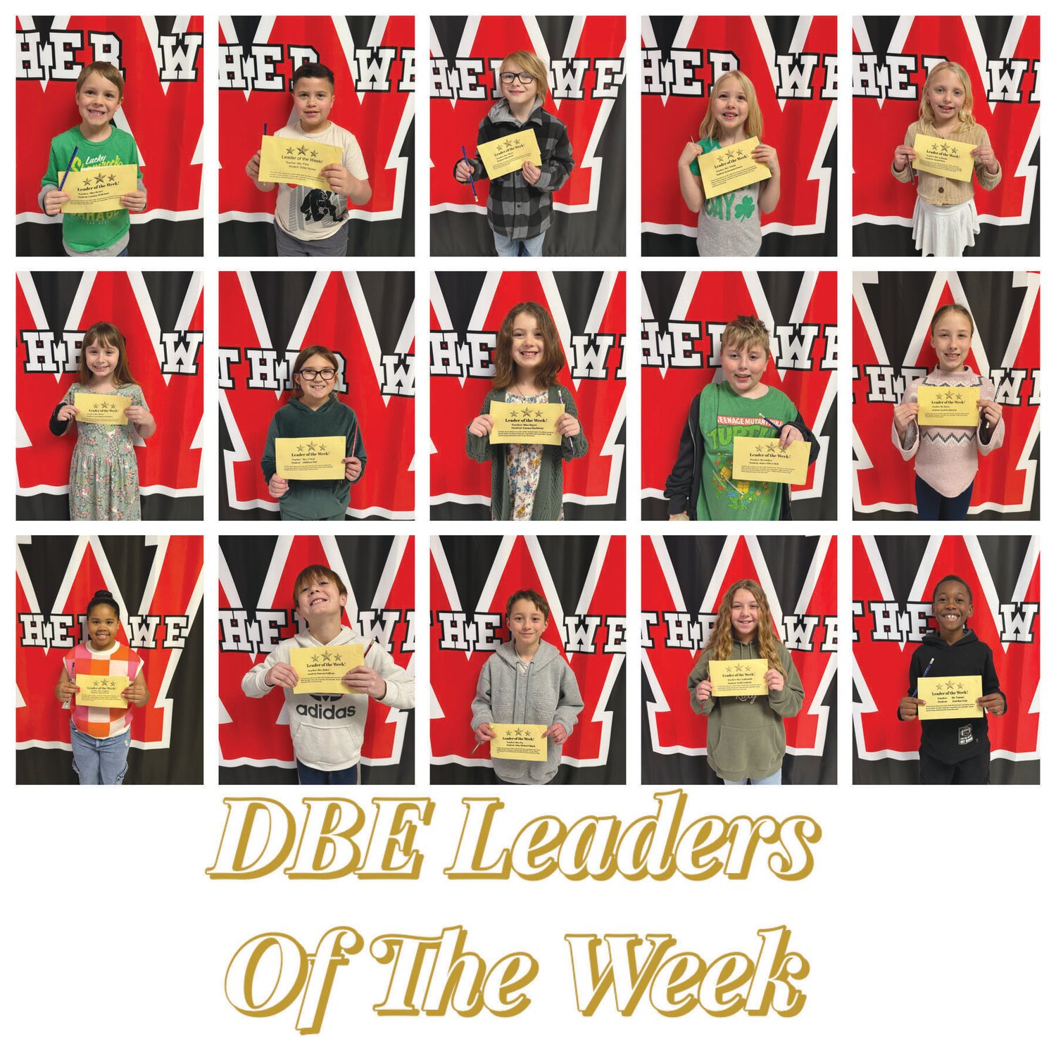 Daniel Boone Elementary School Leaders of the Week - Warren County Record